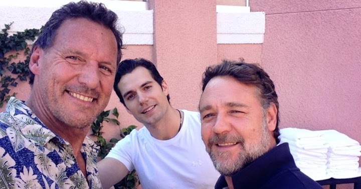 Henry Cavill News: New Pics Of Henry Hanging Out With Russell Crowe ...