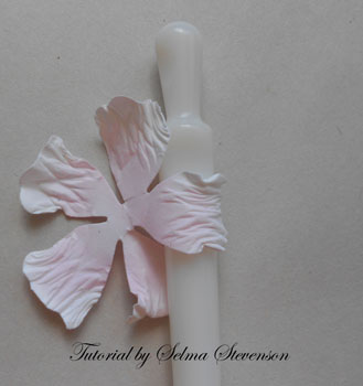 Selma's Stamping Corner and Floral Designs: Pink Flower Tutorial