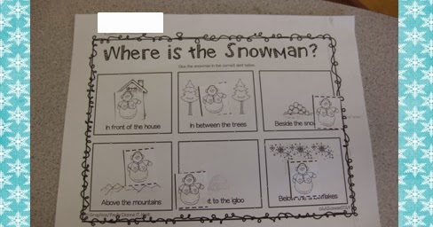 Where is the Snowman? {Freebie!} | Mrs. Albanese's Kindergarten Class