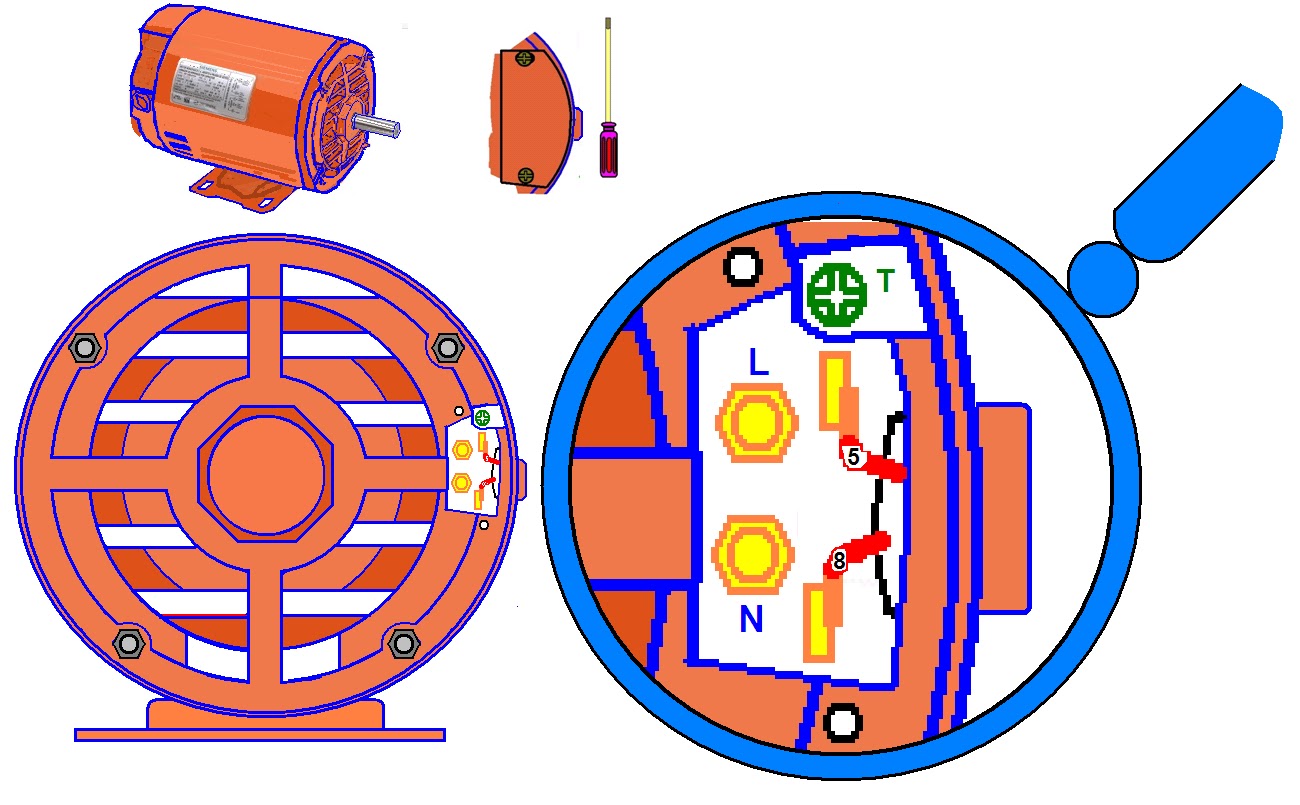 coparoman: Terminales del motor monofásico de fase partida