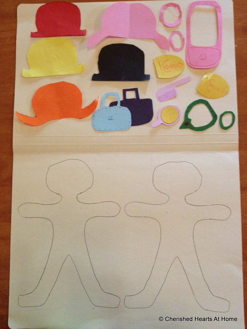 Cherished Hearts At Home: Our Homemade Paper Dolls - tutorial