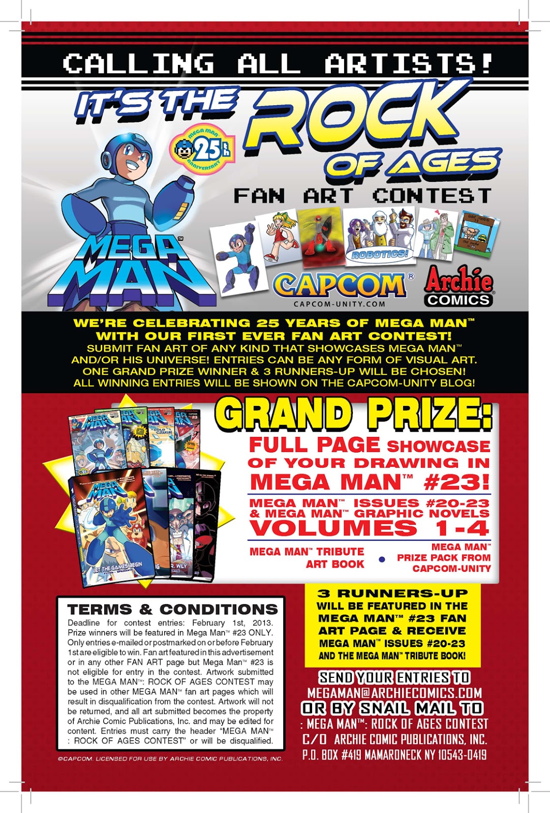 Rockman Corner: Get Your Artwork Featured in a Full-Page Spread in Mega ...