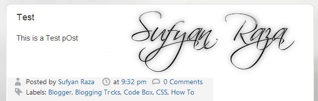 How to Add Auto Signature in Your Every Blog Post? |Hub of Computer Tricks