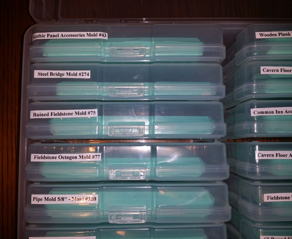 Knitfink crafts everything...: HIrst Arts Mold Storage Boxes