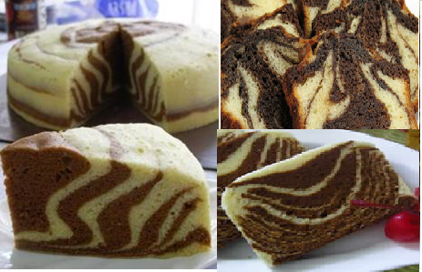 Cara Sederhana Membuat Kue Kukus Zebra Yang Lagi Ngetren ! - Resep Harian