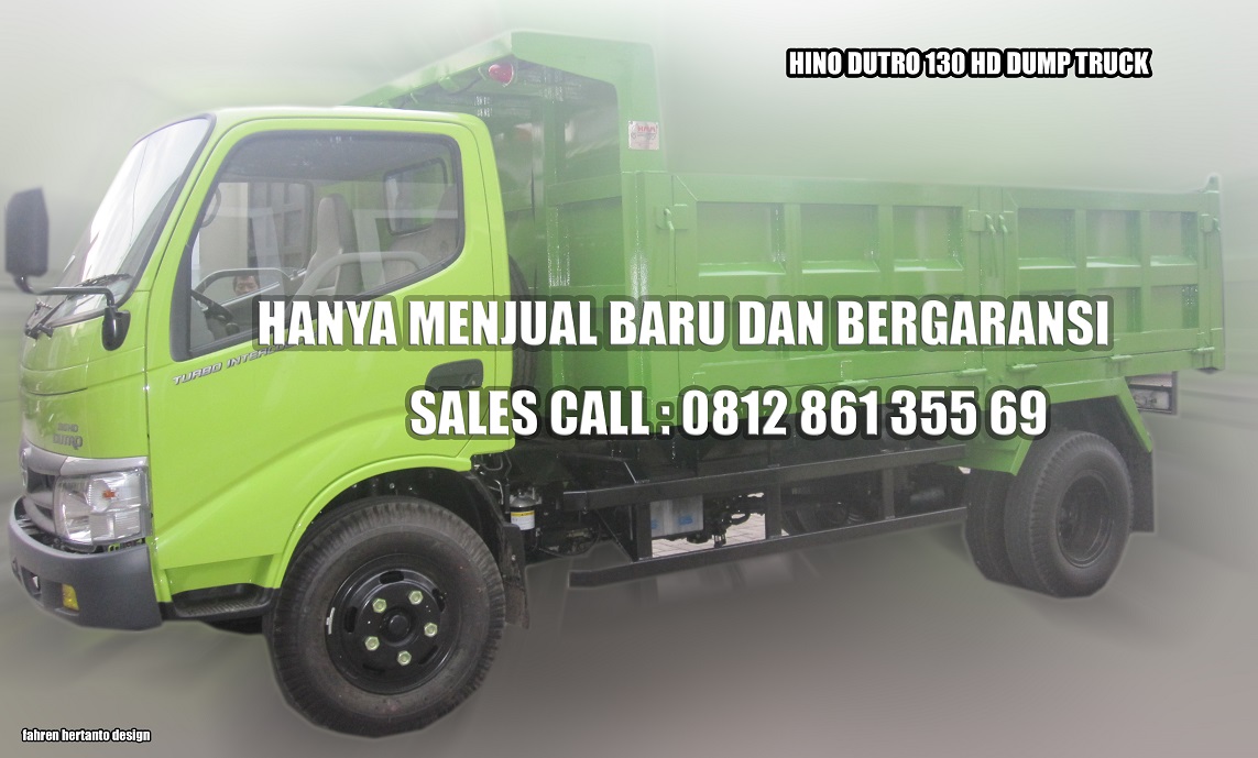 truk hino dutro 130 hd dump