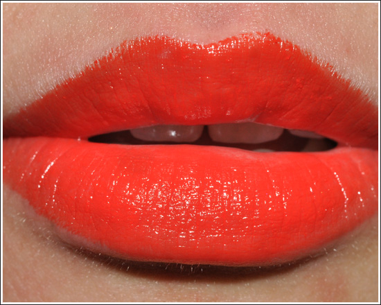 non-pretty how town: Orange-Red Lipstick