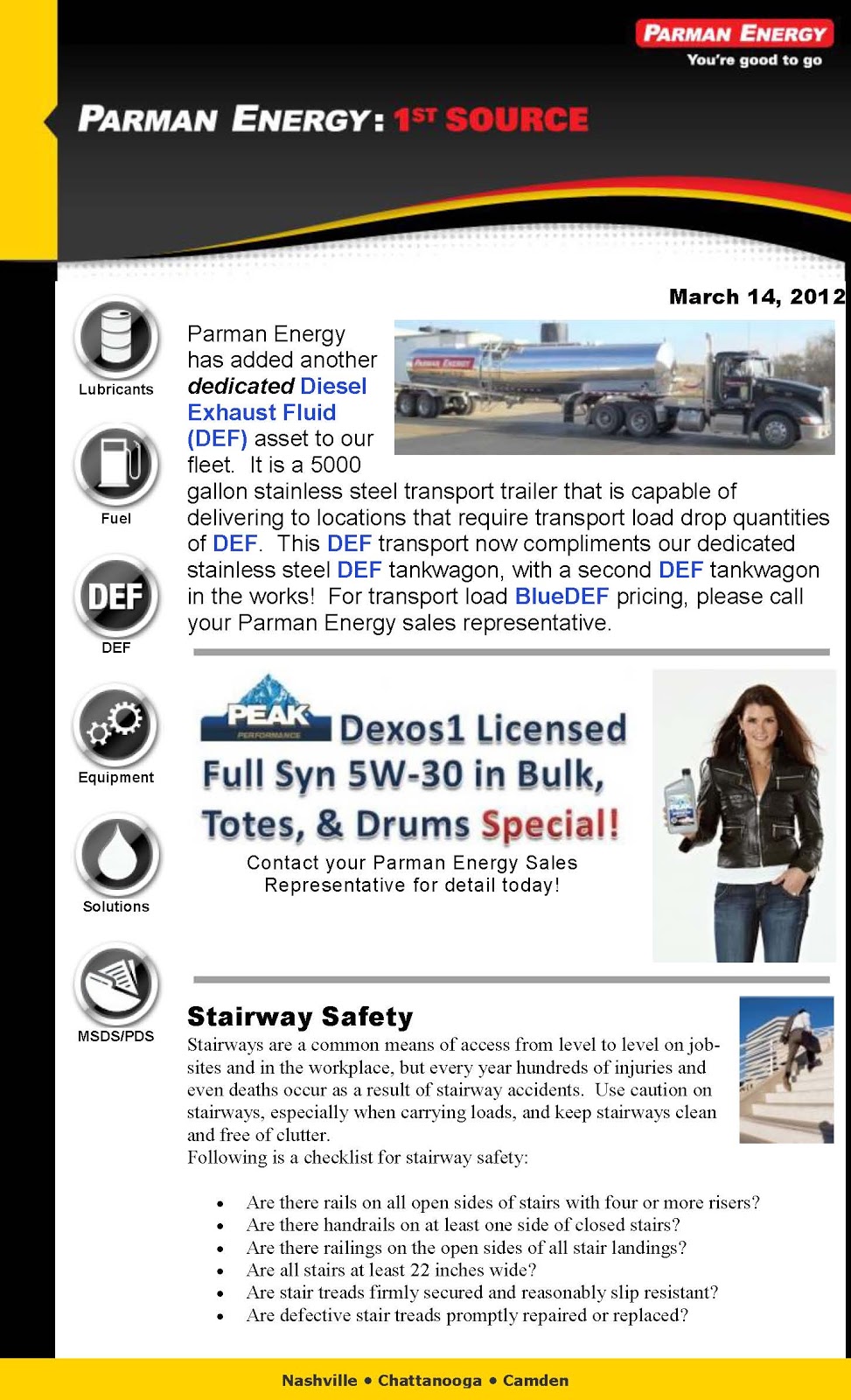 Parman Energy Newsletter: Parman Energy Newsletter-March 14, 2012