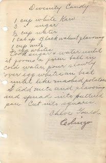 Lost American Recipes: Old-Fashioned Divinity Candy with Walnuts (1935)