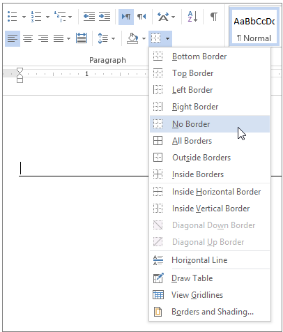 Arivilm: Horizontal Rule in Word