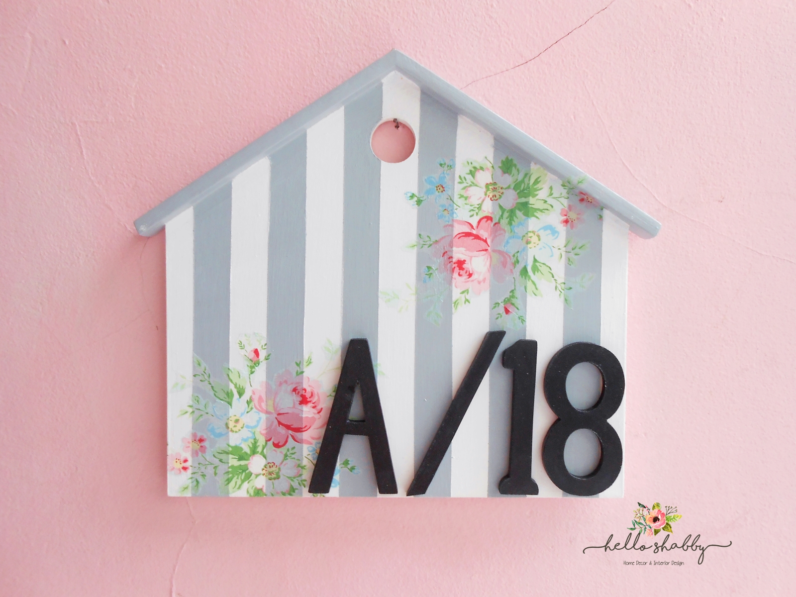 Custom Papan Alamat Rumah Unik dan Shabby Chic ~ HelloShabby.com ...