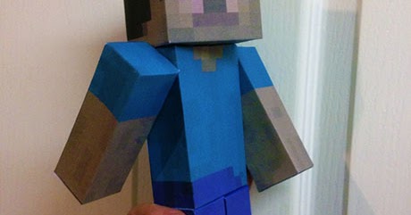 Minecraft : Giant Steve Papercraft | Paperized Crafts