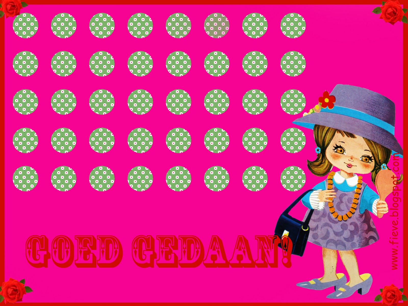 Fieve: Beloningskaart voor meiden!