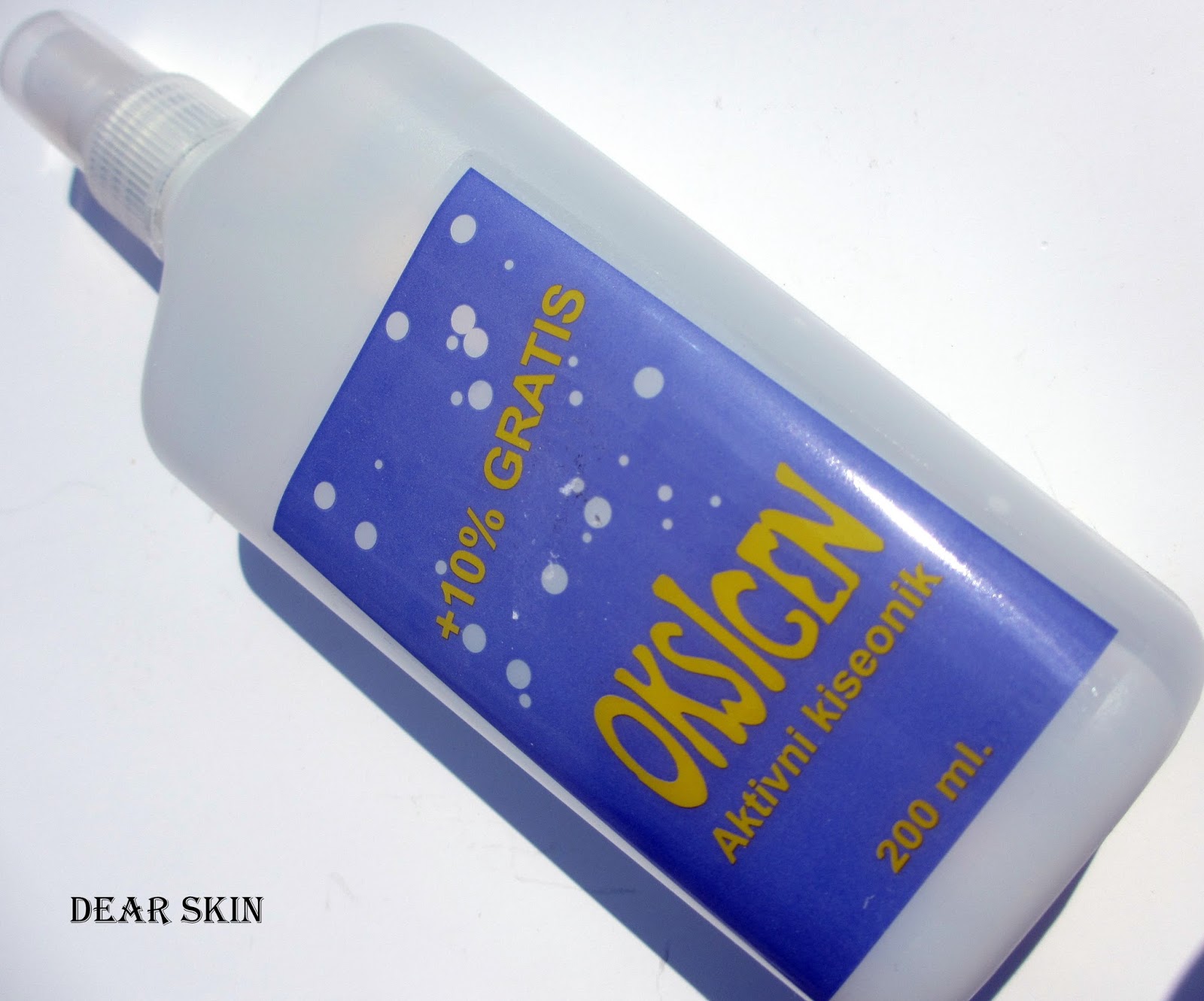 Dear Skin: OKSIGEN AKTIVNI KISEONIK