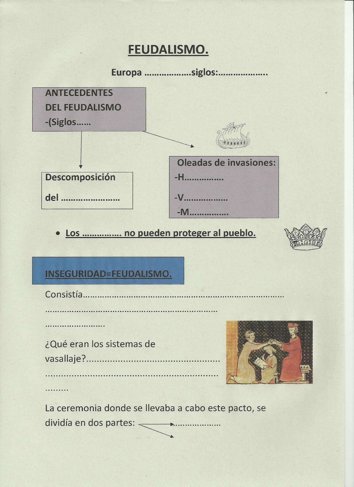 Ciencias Sociales 2º De Eso Tema 5 El Feudalismo Y El RomÁnico