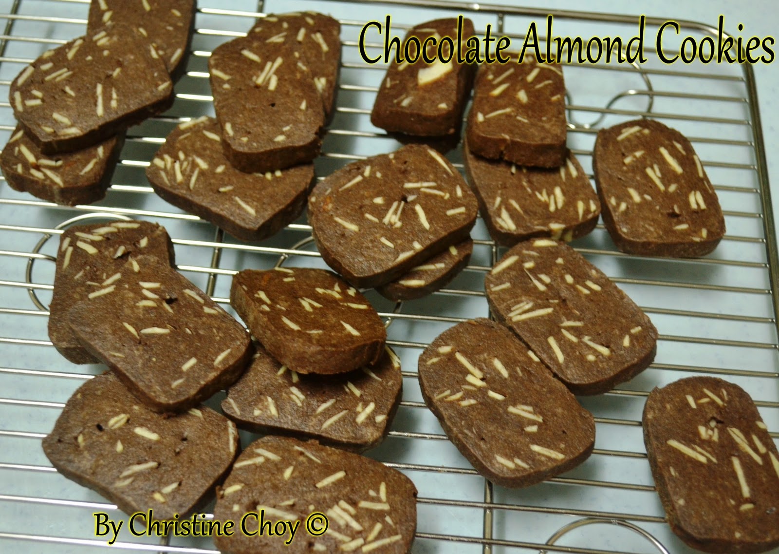 Food@Home Sweet Home: Chocolate Almond Cookies