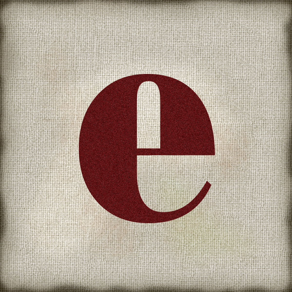 Red on Square Linen Digital Scrapbook Alphabet—Lowercase – Granny ...