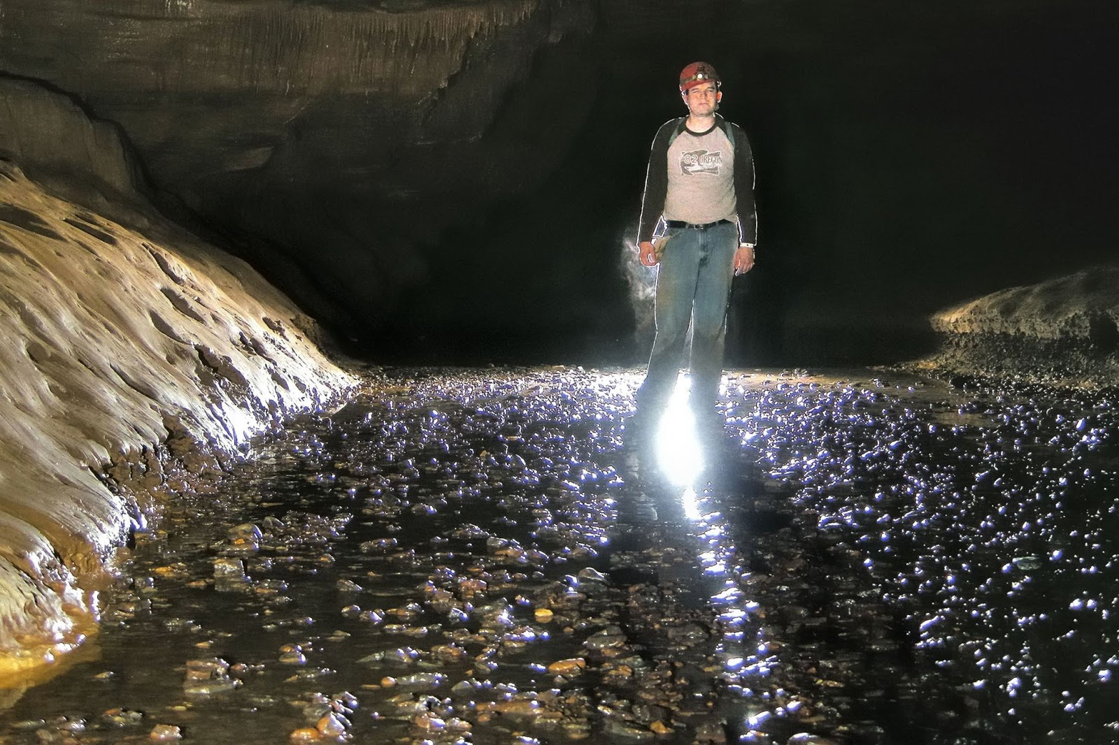 Books from the HeartLand: Lucky Breaks: My Experience in Salamander Cave