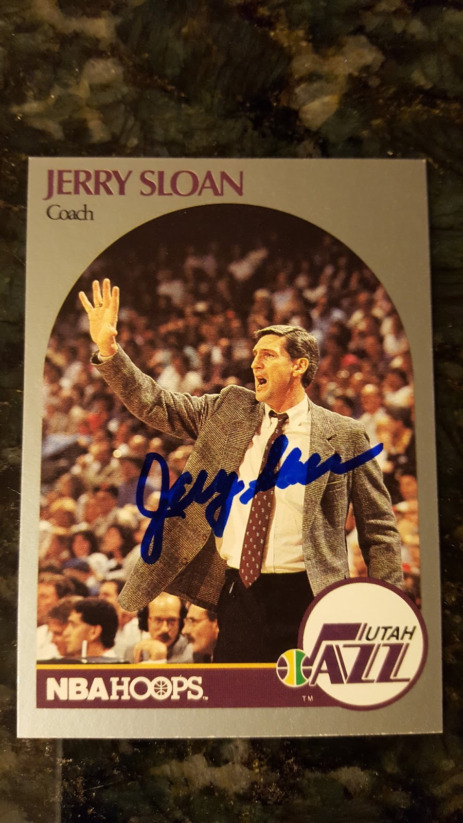 Autograph Through The Mail Athletes: Jerry Sloan