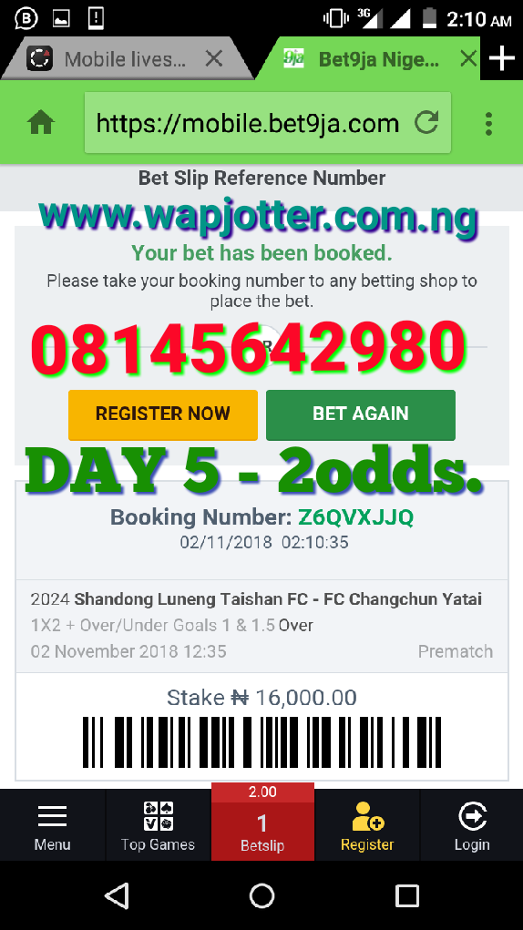 2nd Edition: 10 Days Ultimate Rollover of 2odds.