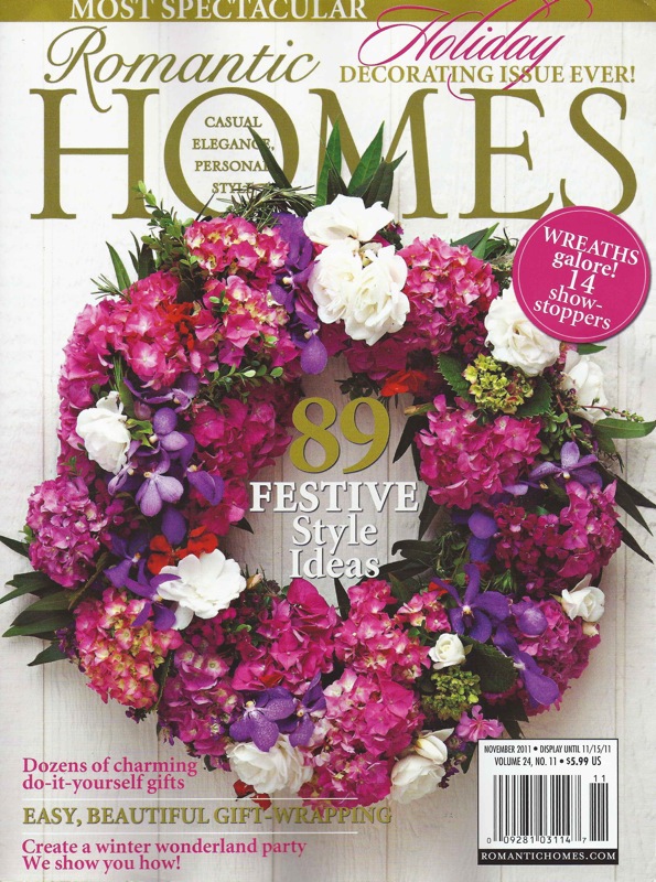 The Polka Dot Closet: I'm Featured in Romantic Homes Magazine!