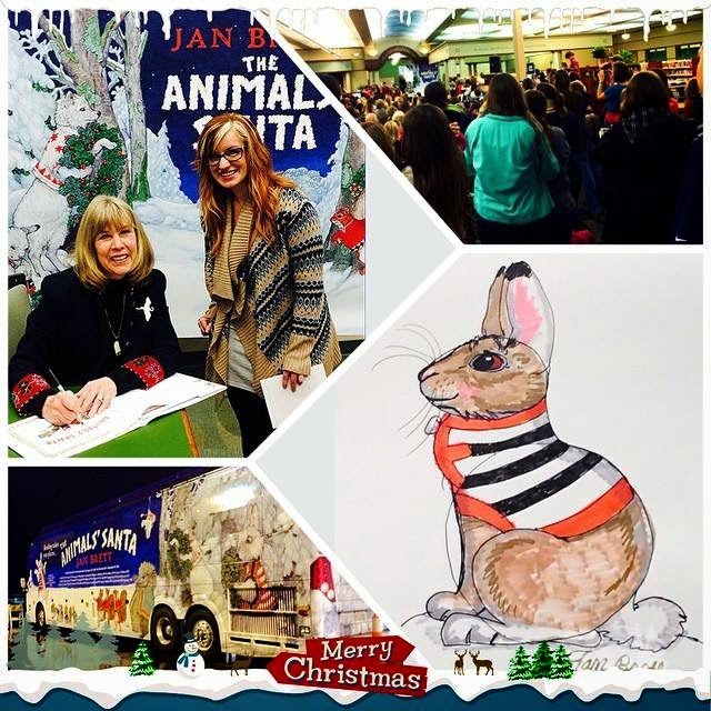The Indigo Quill: Review & Author Signing: The Animals' Santa by Jan Brett