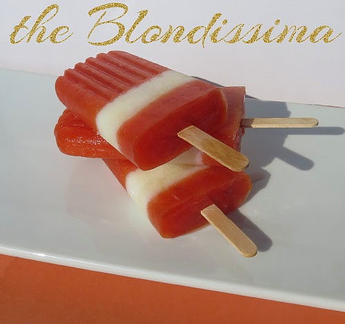 Nectarine-Buttermilk Pops - The Blondissima