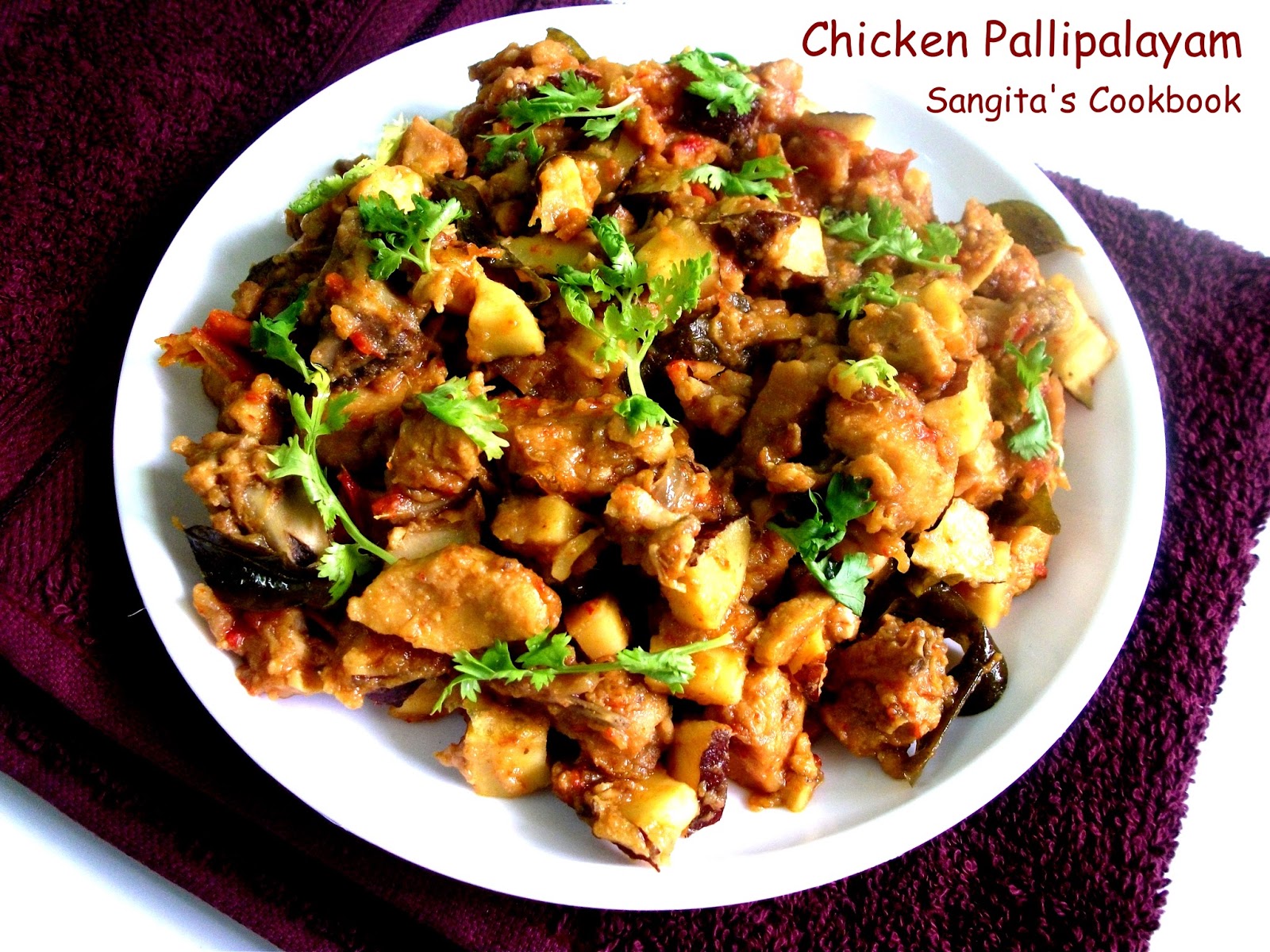 Sangita's Cookbook: Chicken Pallipalayam / Pallipalayam Style Chicken ...