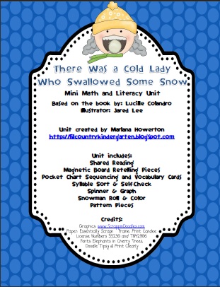 Lil Country Librarian: There Was a Cold Lady Who Swallowed Some Snow ...