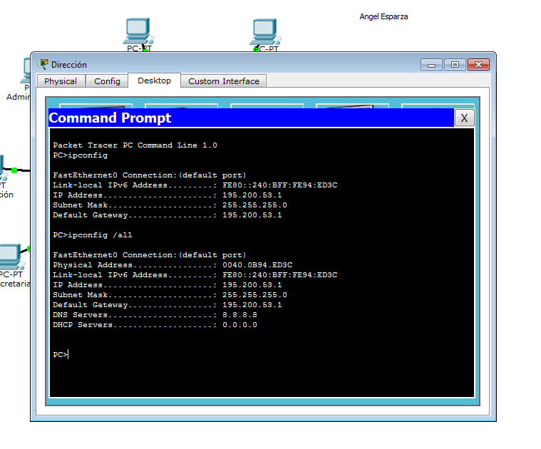 Practica 1 Cisco Packet Tracer