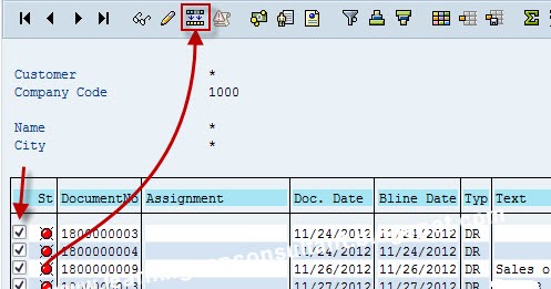 My SAP Financials: How to Mass Edit The Assignment Field in Customer ...