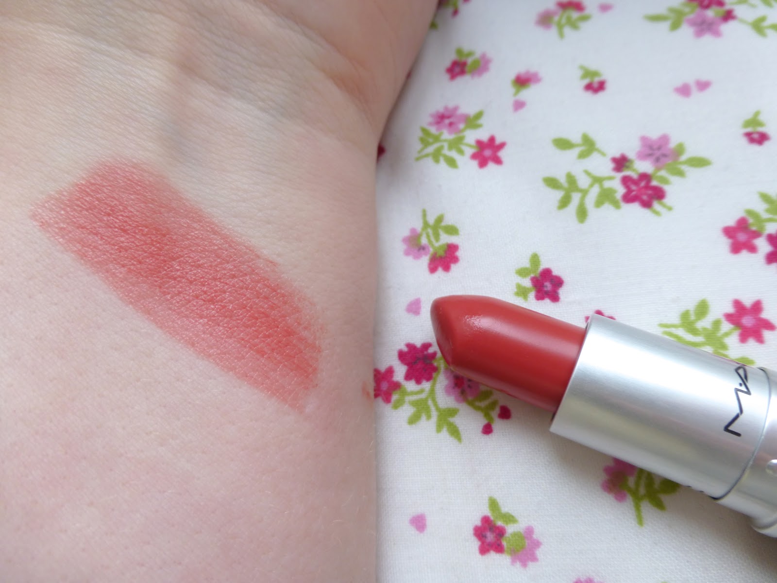 Blue Eyes and Flowers: MAC See Sheer Lipstick