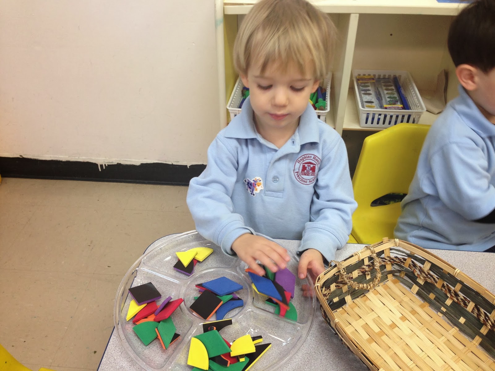 HH Preschool Class Reflections: Color and Shape Sorting