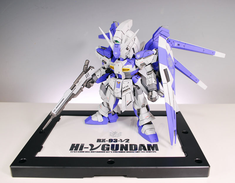 GUNDAM GUY: SD RX-93-v2 Hi-v Gundam - Custom Build