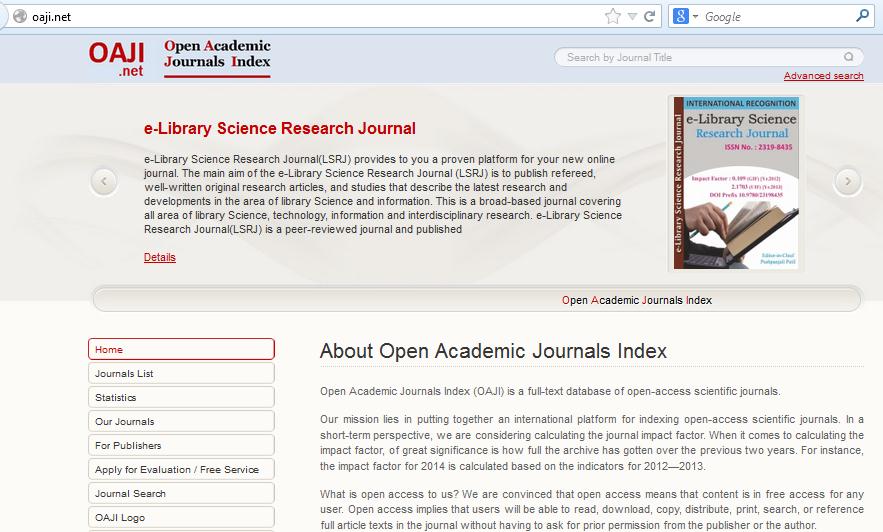 Cara mendaftarkan Jurnal Elektronik ke OAJI - Libra Libry