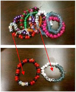 Gangs and Schools: Beaded Bracelets