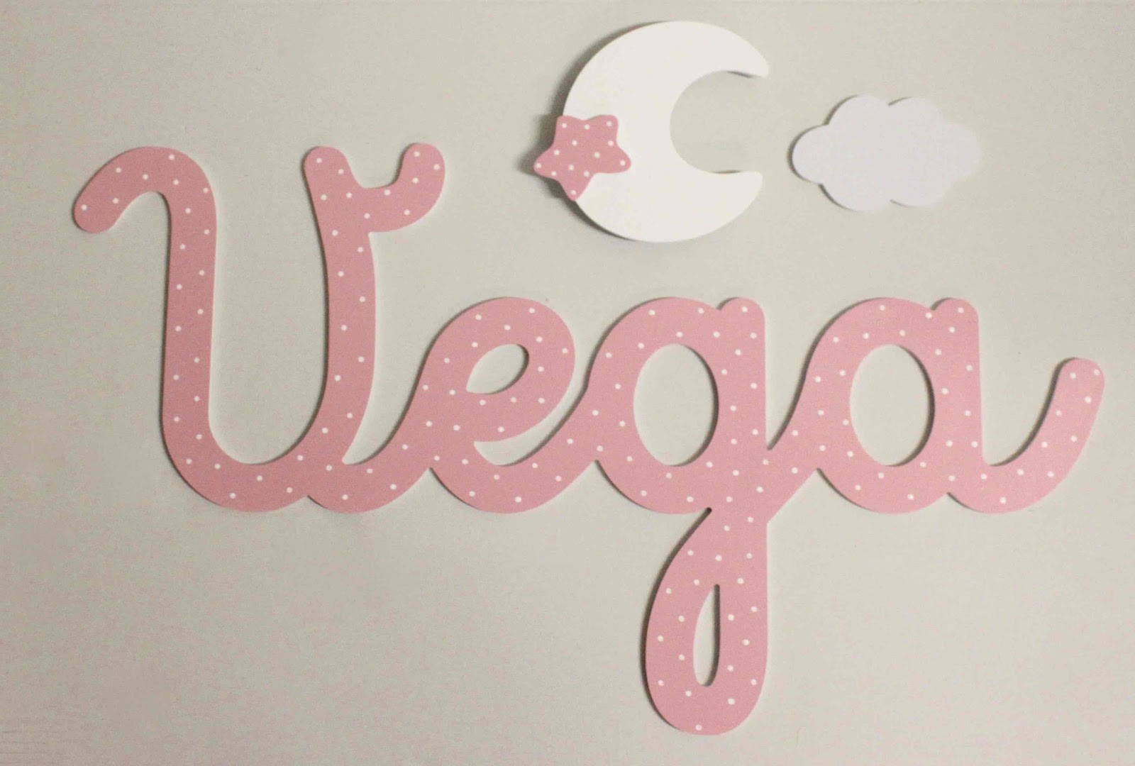 Nombres infantiles personalizados para pegar en la pared