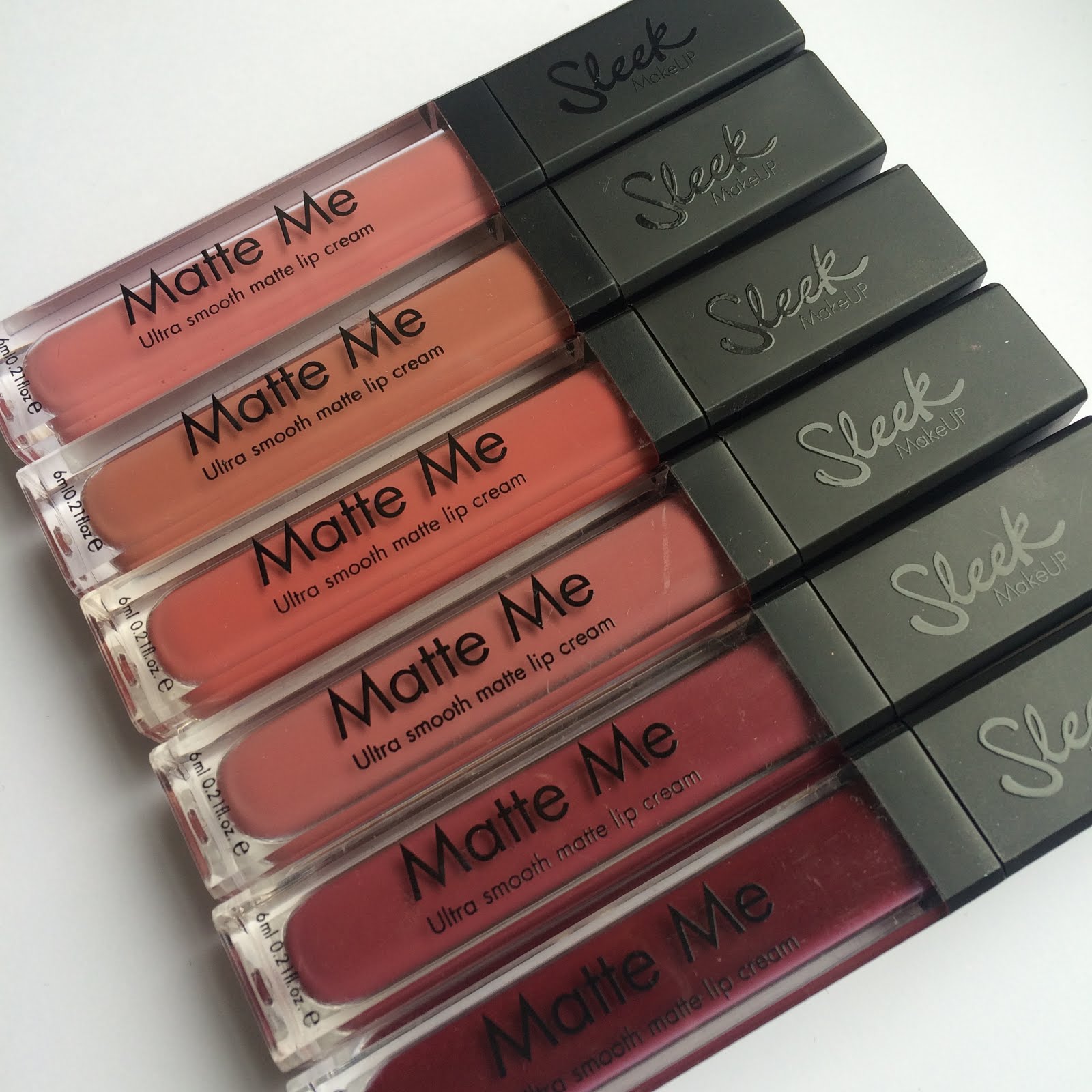 Review and Swatches: Sleek 'Matte Me' Ultra Smooth Lip Cream ...