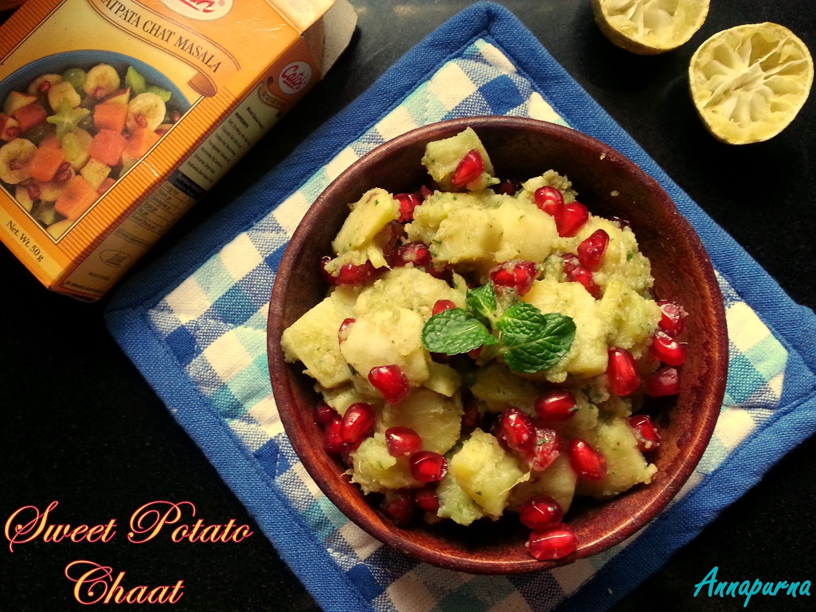 Annapurna: Sweet Potato Chat / Shakarkand ki Chat - North Indian Street ...