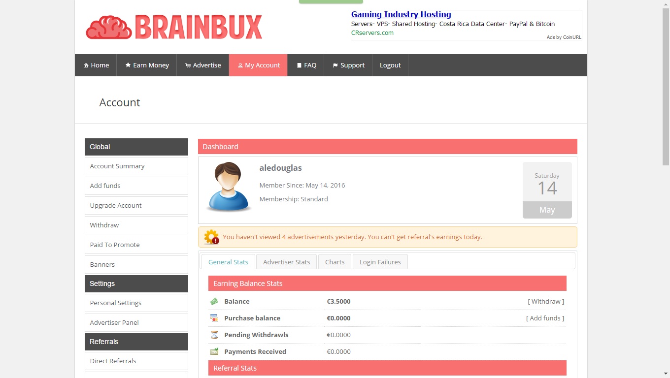Ganhe Dinheiro na Internet.: BRAINBUX - Paga 3 Euros ao se registrar ...