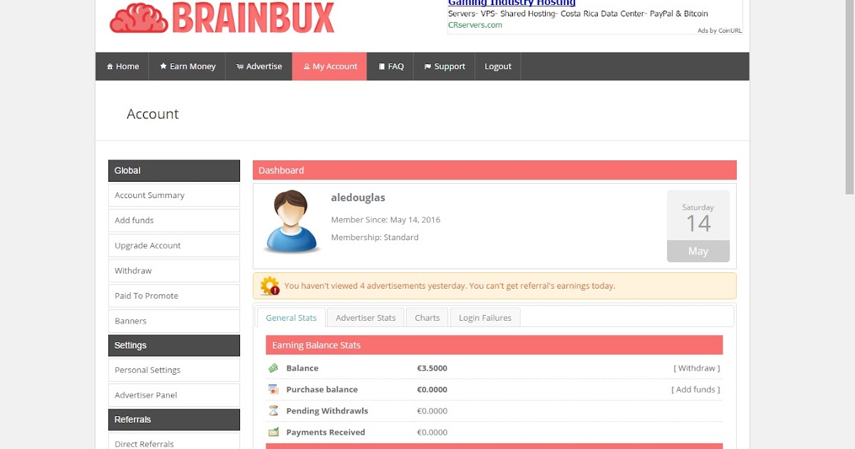 Ganhe Dinheiro na Internet.: BRAINBUX - Paga 3 Euros ao se registrar ...