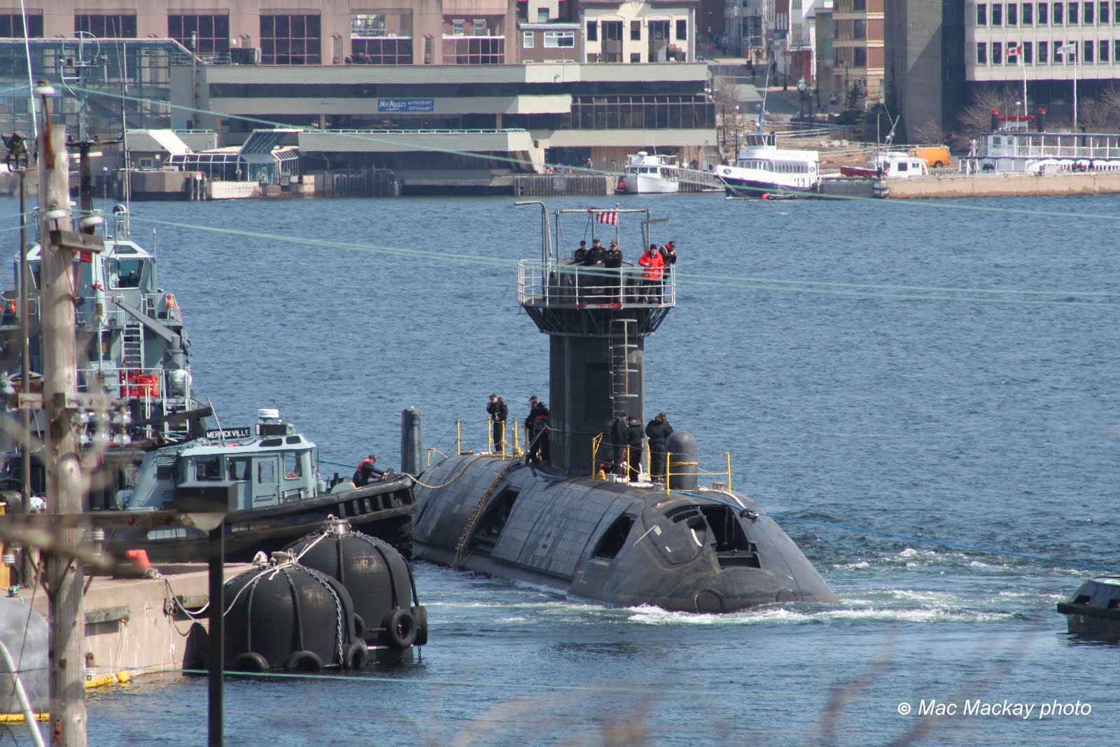 Shipfax: HMCS Windsor - afloat once again