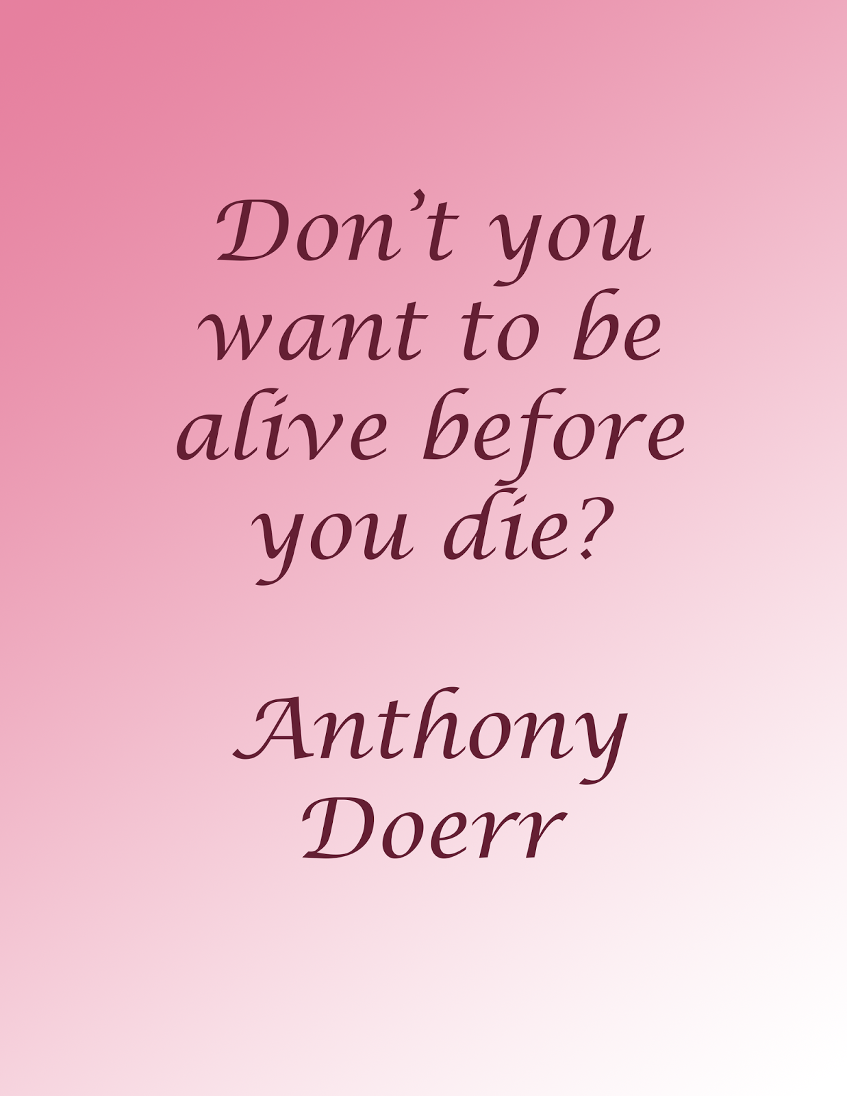 A Book to Read and Love: All The Light We Cannot See by Anthony Doerr ...