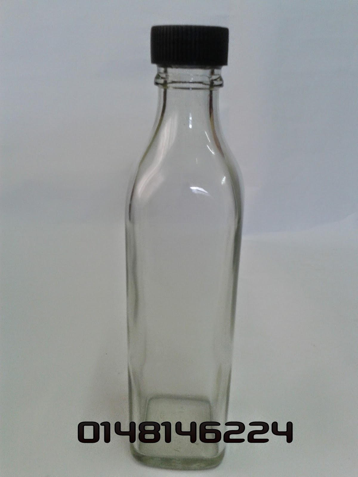 Pembekal Botol Kaca Dan Plastik: Botol Segiempat