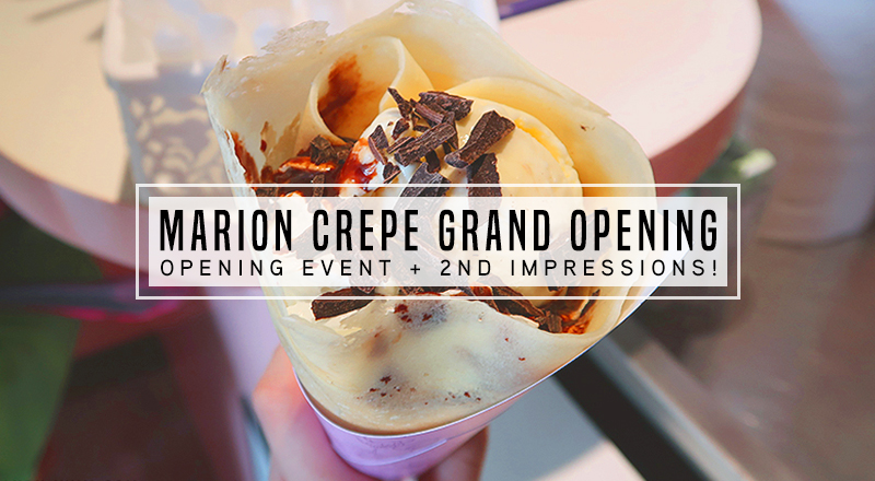 Marion Crepes Malaysia Grand opening event | C A N D A C E