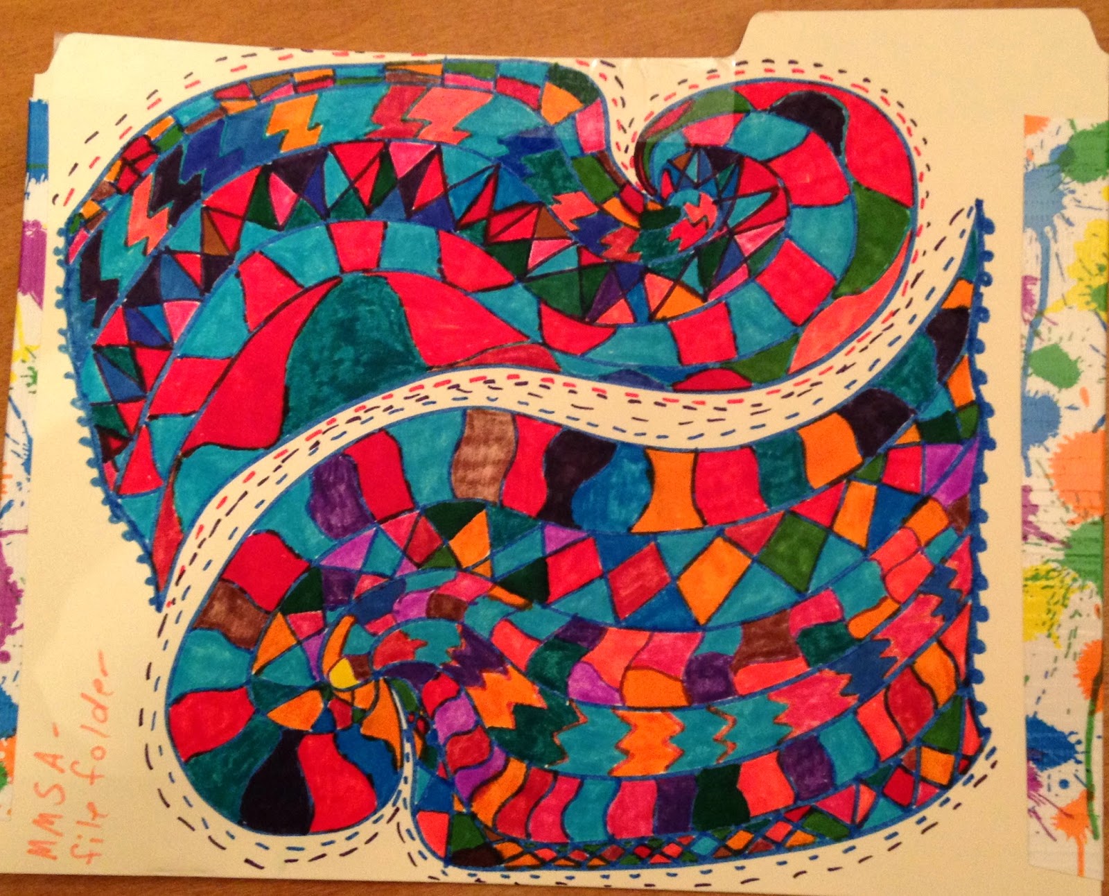 Mail me some art: File folder envelopes - part 2