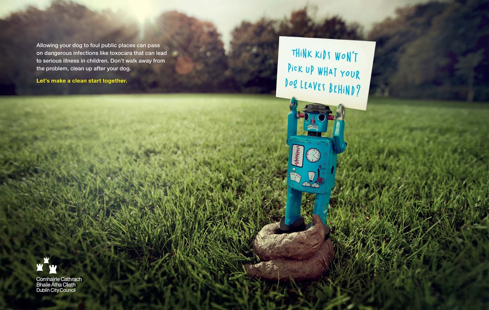 Trevor Hart: Dublin City Council dog fouling campaign Trevor Hart: Dublin City Council dog fouling campaign