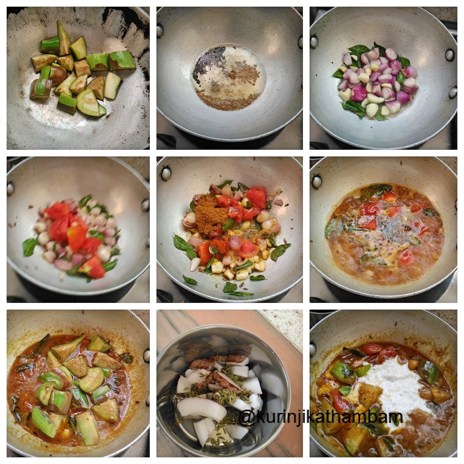 Brinjal Spicy Kuzhambu / Katharikkai Kara Kuzhambu ~ Kurinji Kathambam