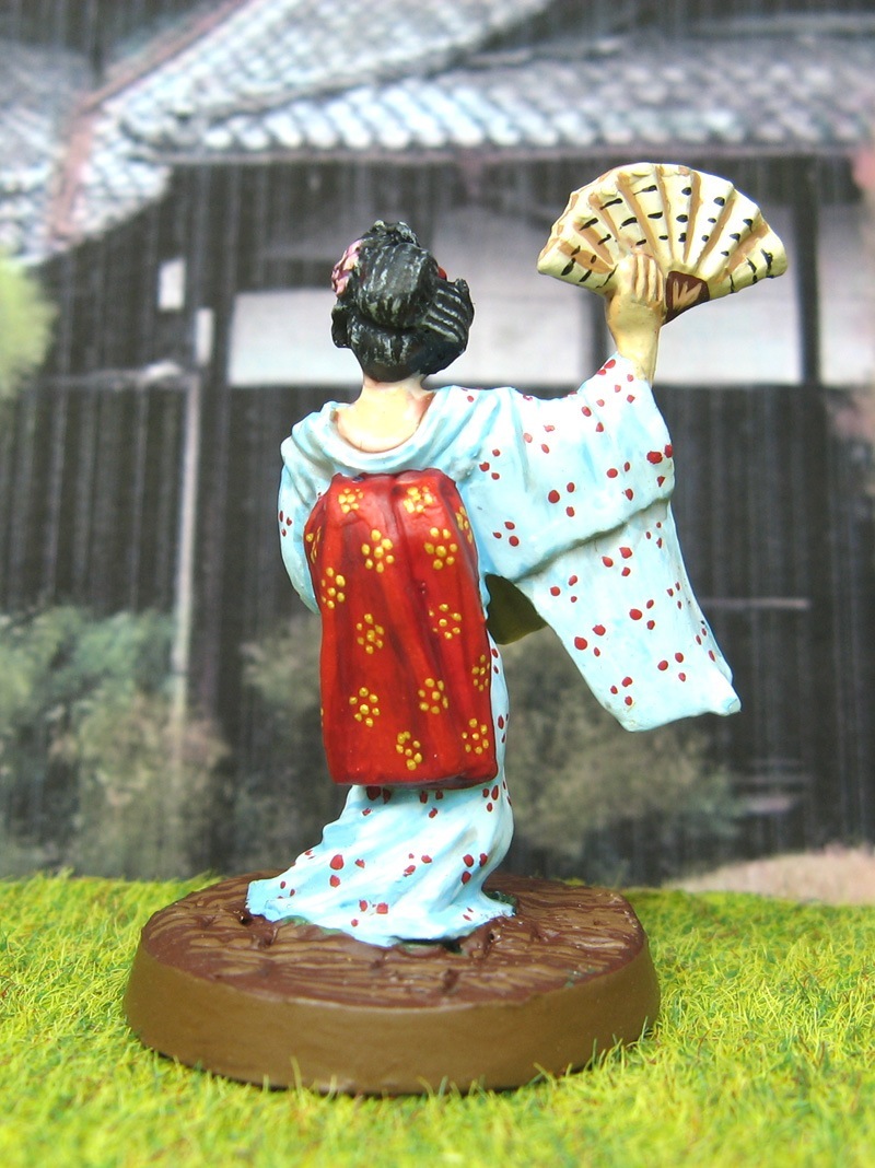 Analogue Hobbies: From DaveD: 28mm 'Geisha Oyuki' (5 points)