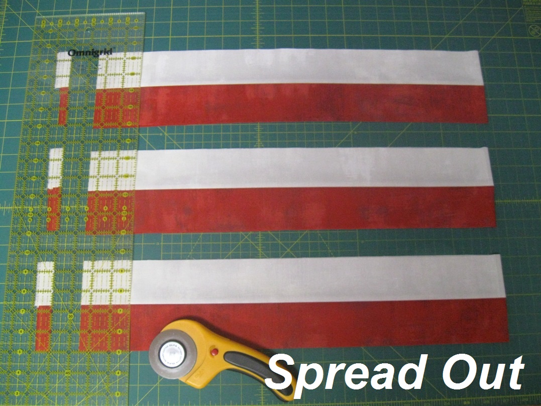 Happy Quilting: SubCutting SpeedUp with Stagger Stacking
